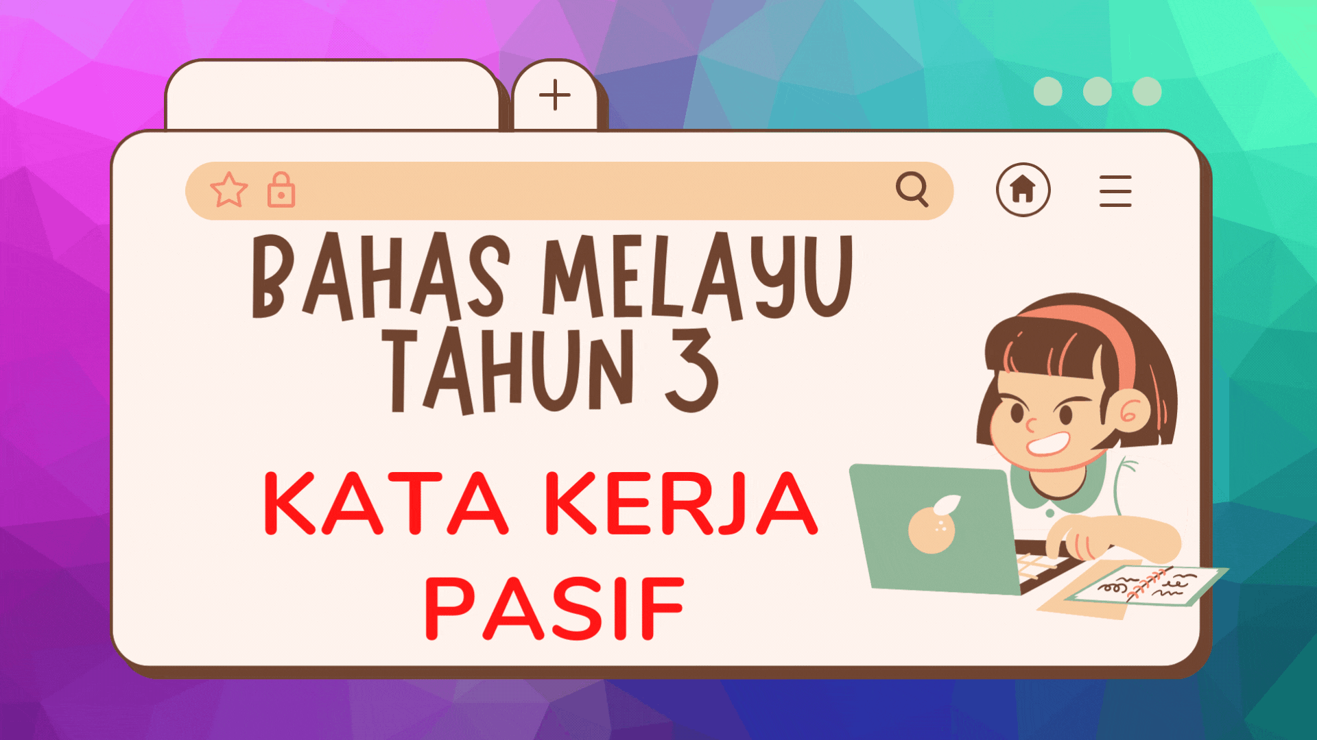 LATIHAN BAHASA MELAYU TAHUN 3 | KATA KERJA PASIF LATIHAN BAHASA MELAYU TAHUN 3 | KATA KERJA PASIF